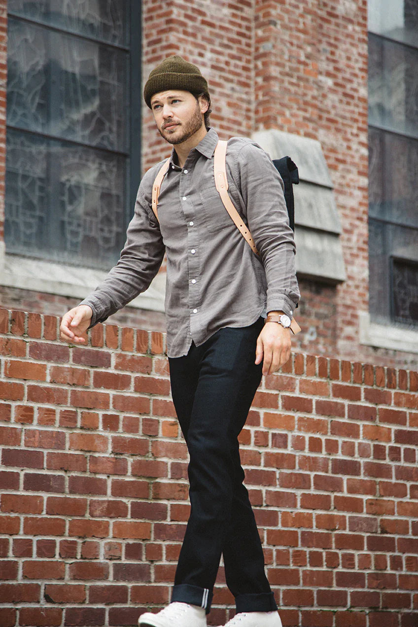 Kato - The Ripper L/S Shirt W Gauze - Charcoal. Shop Men's Shirts ...